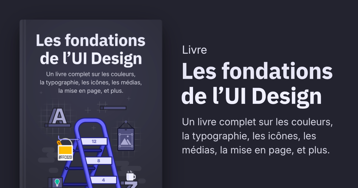 Livre les fondations de l’UI Design